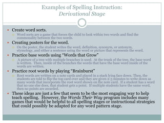 The Stages of spelling | PPTX