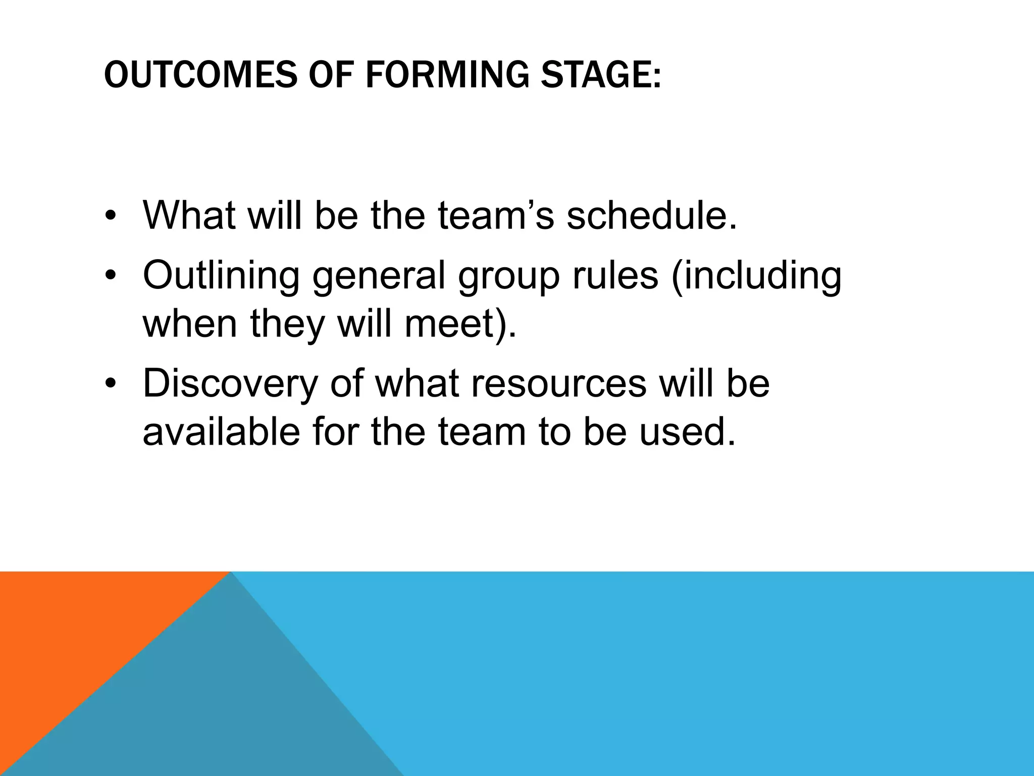 Stages of Team Development | PPTX