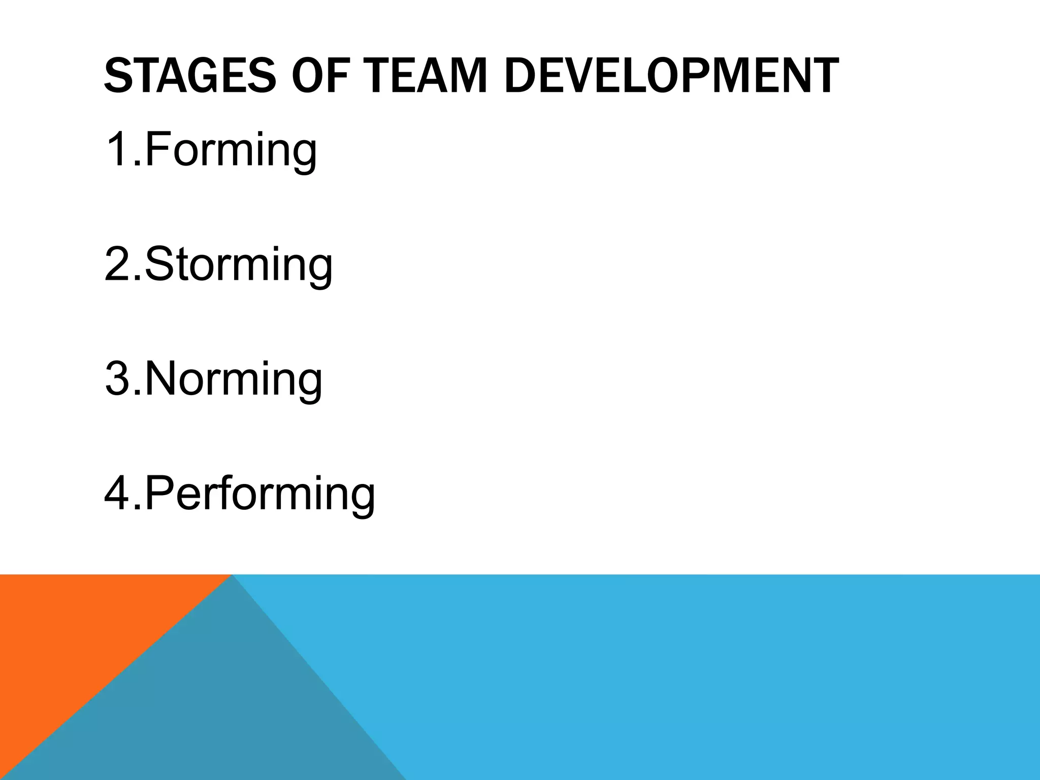 Stages of Team Development | PPTX