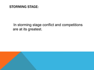 Stages of Team Development | PPTX