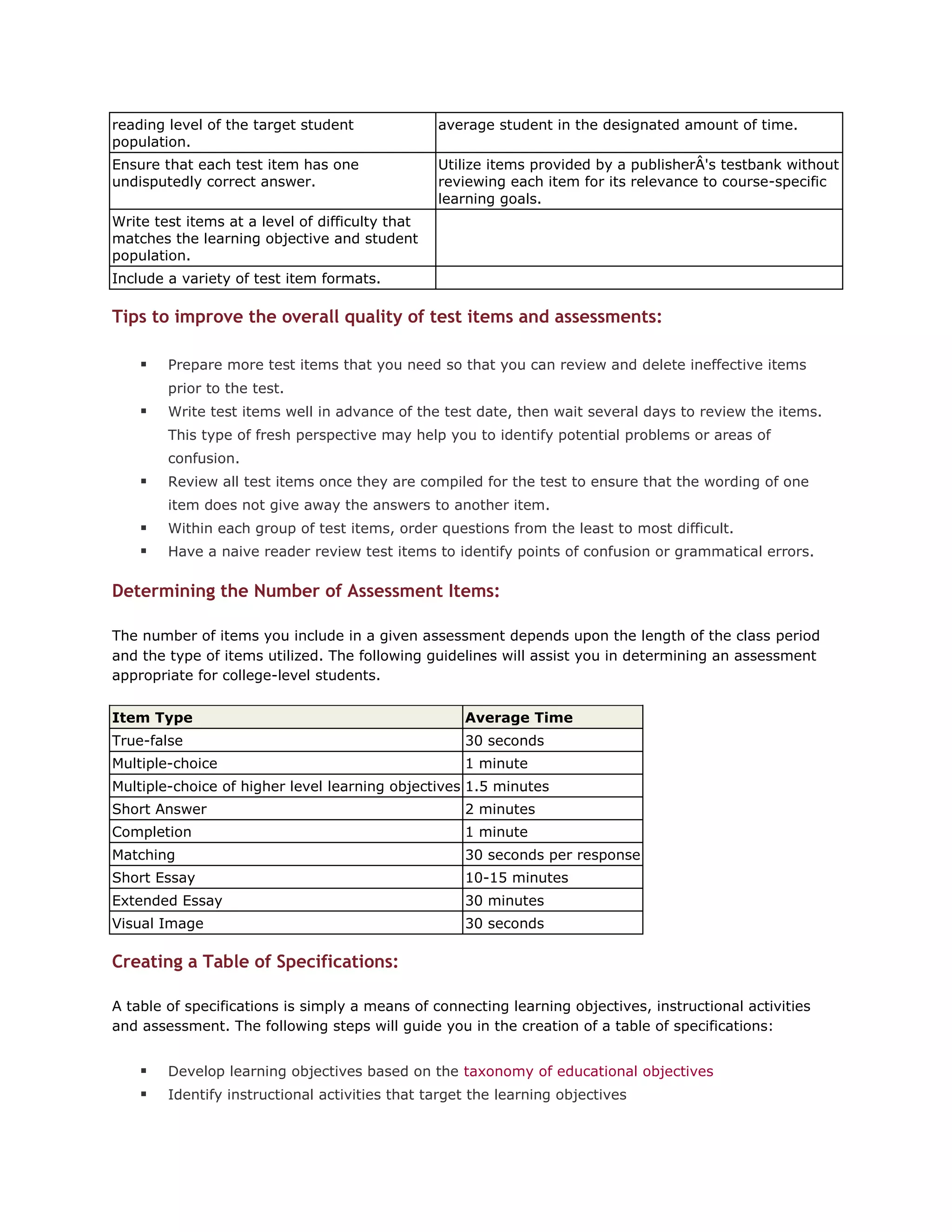 Stages of test writings final by joy,, language testing | PDF