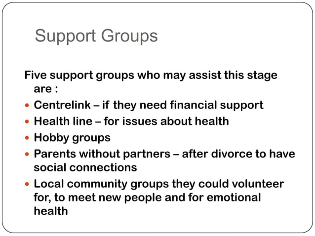 CAFS Stages of the lifespan | PPT