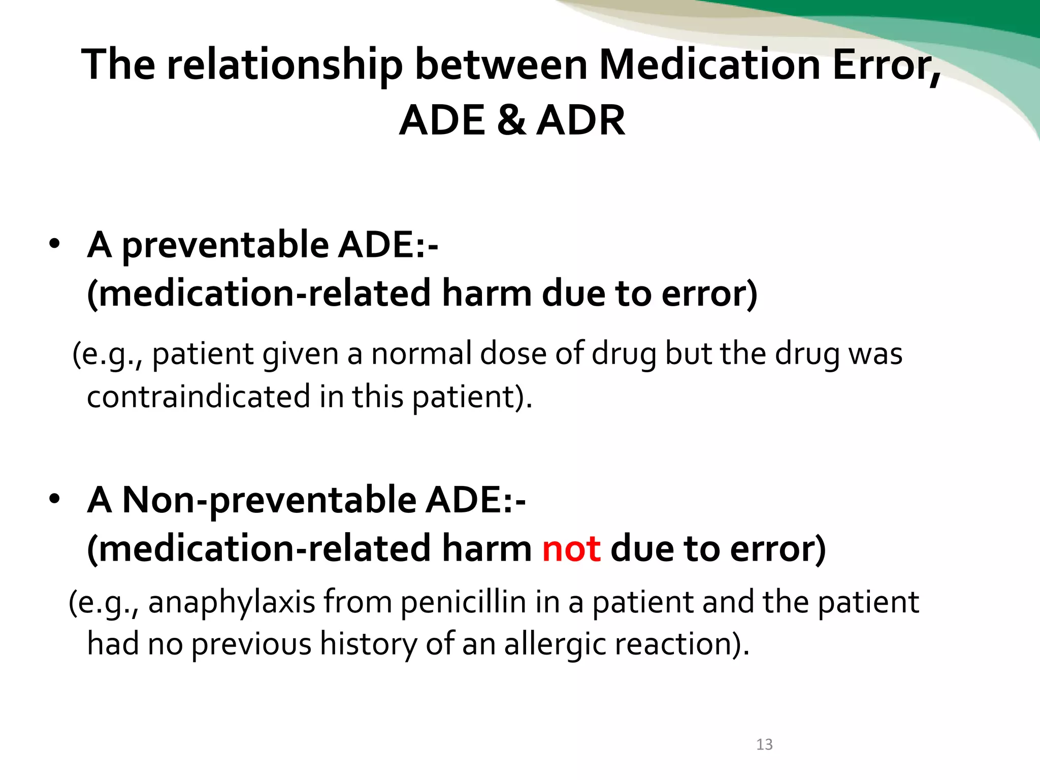 Stages of the medication use process and medication errors | PPTX