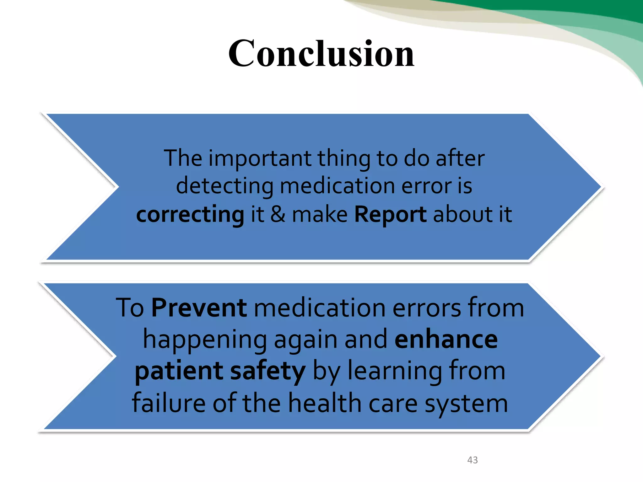 Stages of the medication use process and medication errors | PPTX
