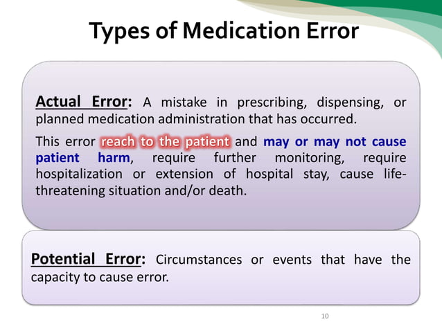 Stages of the medication use process and medication errors | PPTX ...
