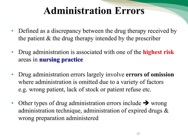Stages of the medication use process and medication errors | PPTX ...
