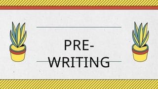 Stages of the Writing Process English Presentation Grey Colourful ...