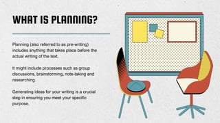 Stages of the Writing Process English Presentation Grey Colourful ...