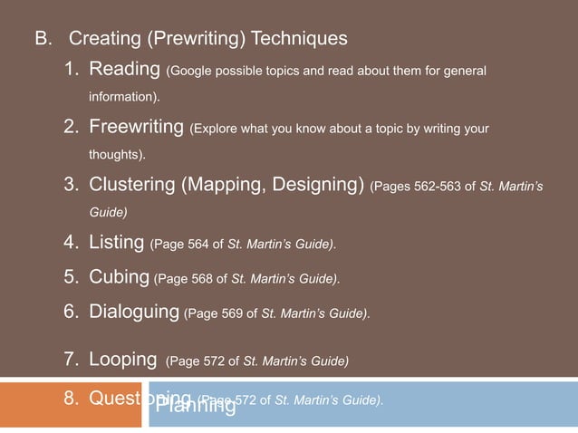 Stages of writing an essay | PPTX