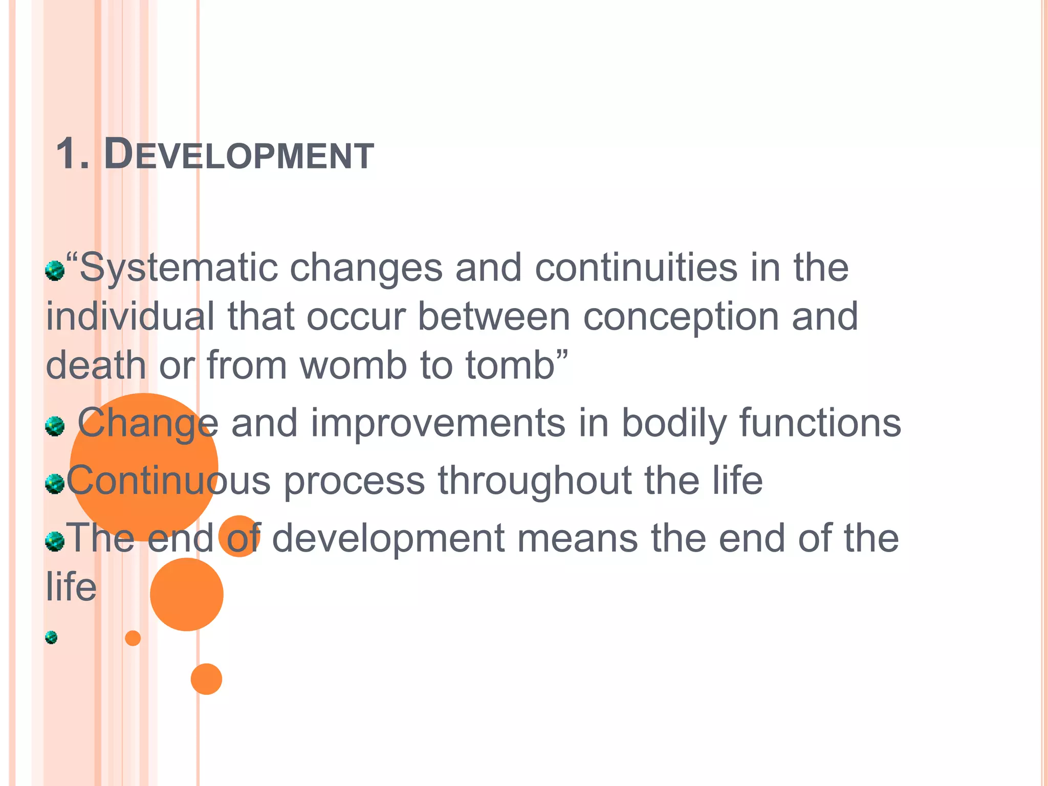 Stages or periods of development and learning | PPTX