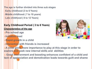 Stages or periods of development and learning | PPTX