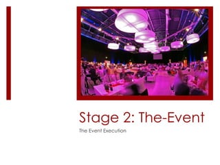 Stages to a Successful Event | PPT