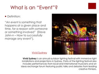 Stages to a Successful Event | PPT