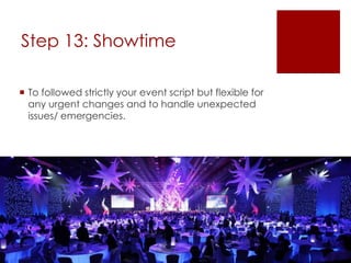 Stages to a Successful Event | PDF