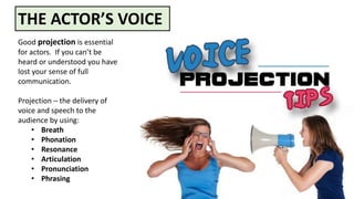 Stage terminology fo actors part 3 speech scene work | PPT