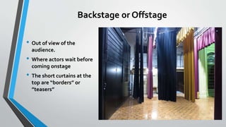 Stage terminology for actors part 1 | PPT