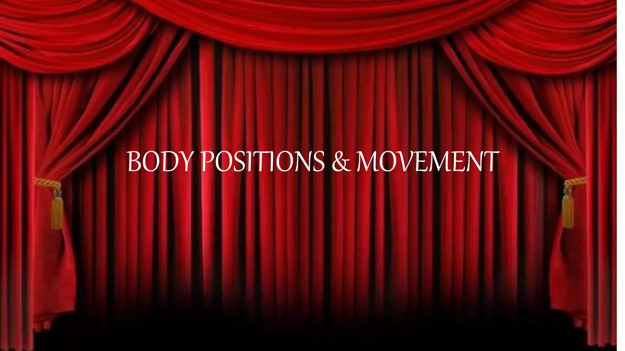 Stage terminology for actors part 2 stage directions | PPTX