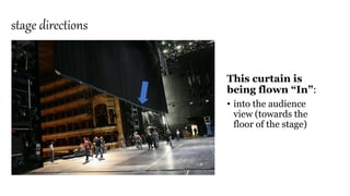 Stage terminology for actors part 2 stage directions | PPTX