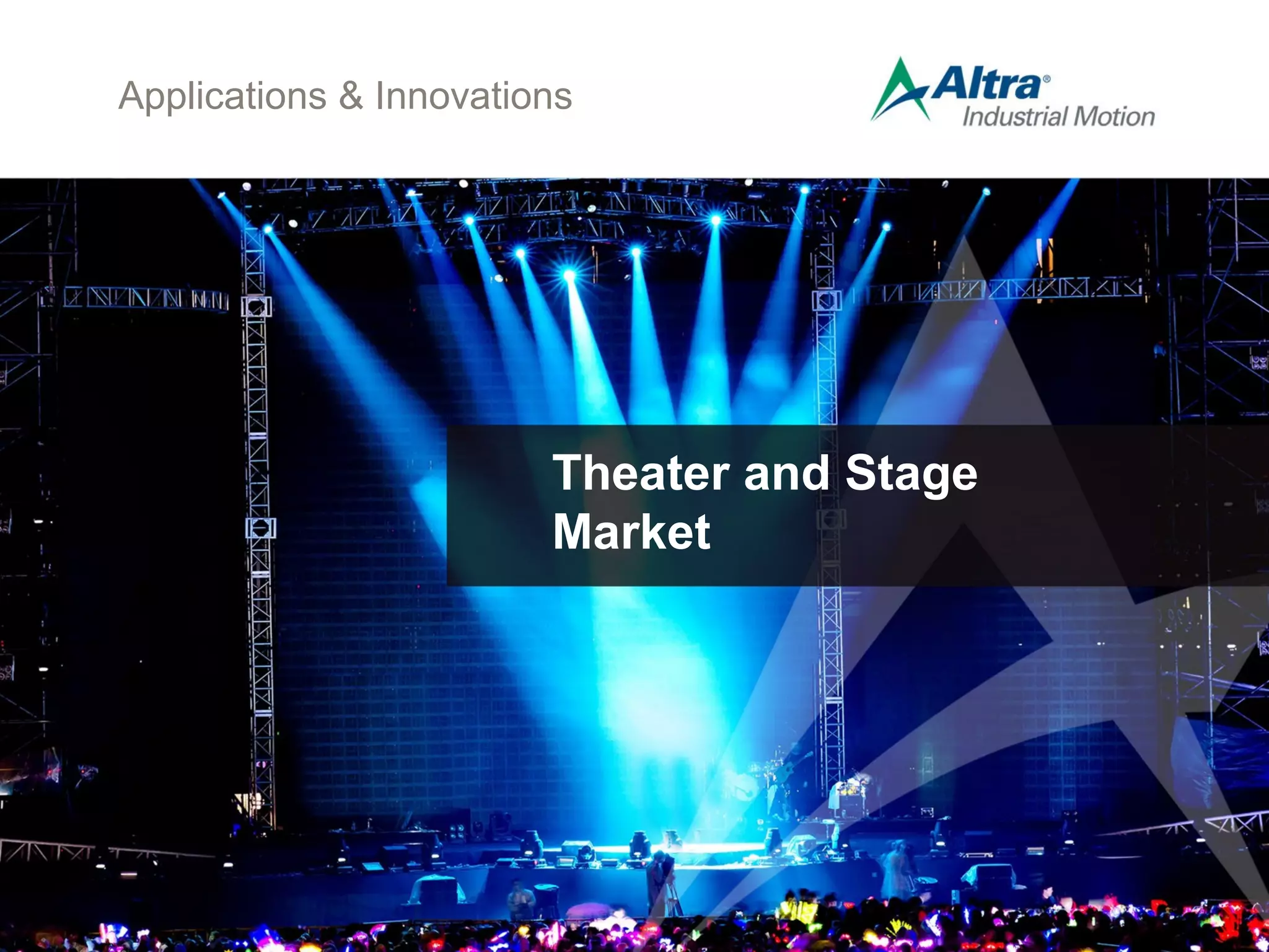 Theater & Stage Applications and Innovations | PPT | Performance Cars ...
