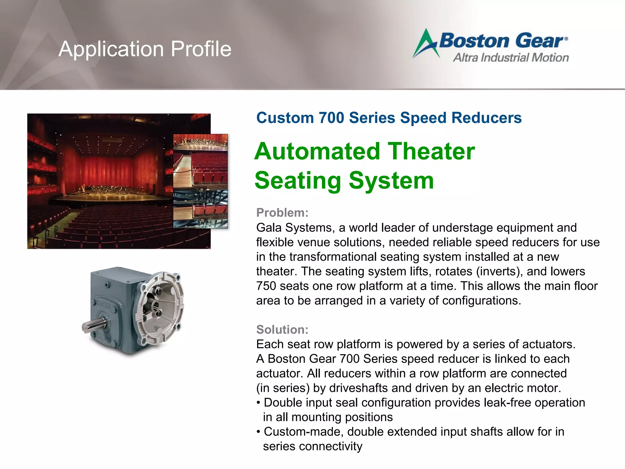 Theater & Stage Applications and Innovations | PPT | Performance Cars ...