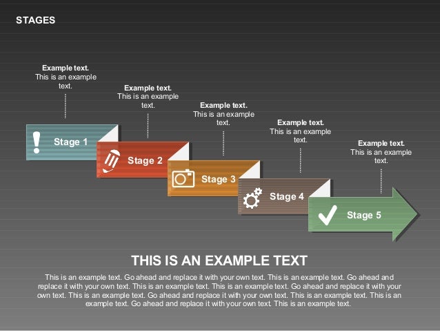 Stage with Icons Diagrams