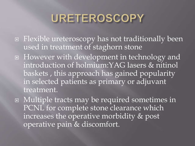 Staghorn calculi | PPTX | Chemistry | Science