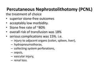 Staghorn calculus – etiology, diagnosis, management | PPTX