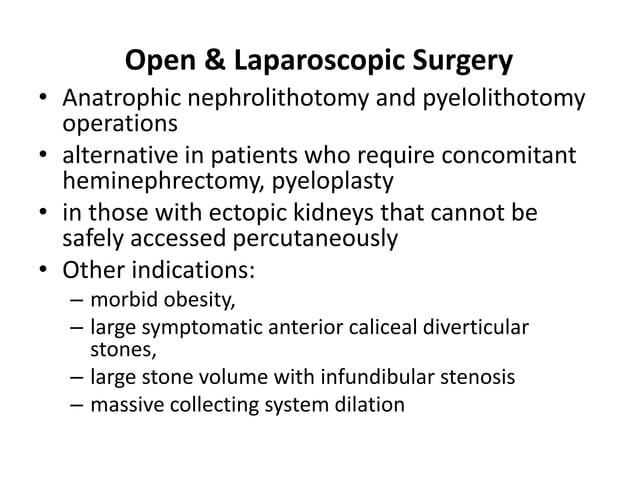 Staghorn calculus – etiology, diagnosis, management | PPTX | Chemistry ...