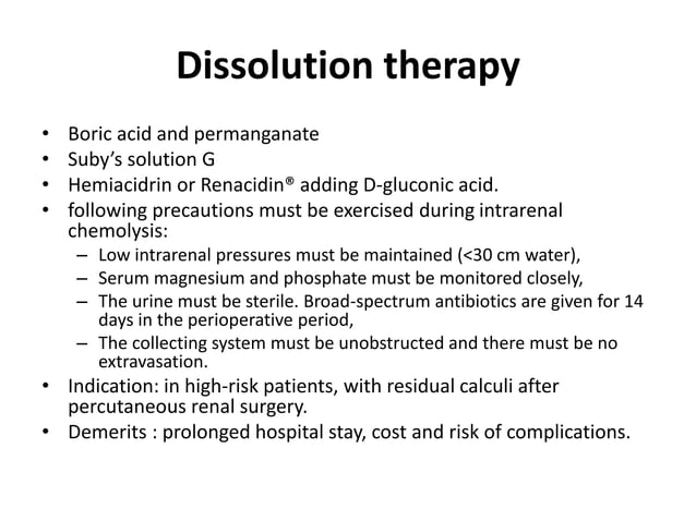 Staghorn calculus – etiology, diagnosis, management | PPTX | Chemistry ...