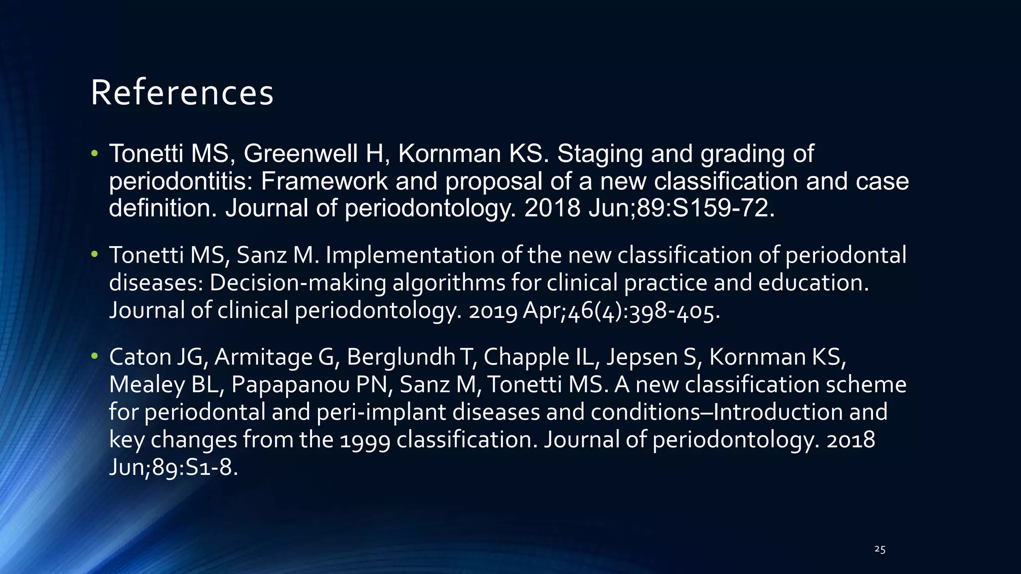 Staging and Grading of Periodontitis | PPTX | Dental Health | Diseases ...