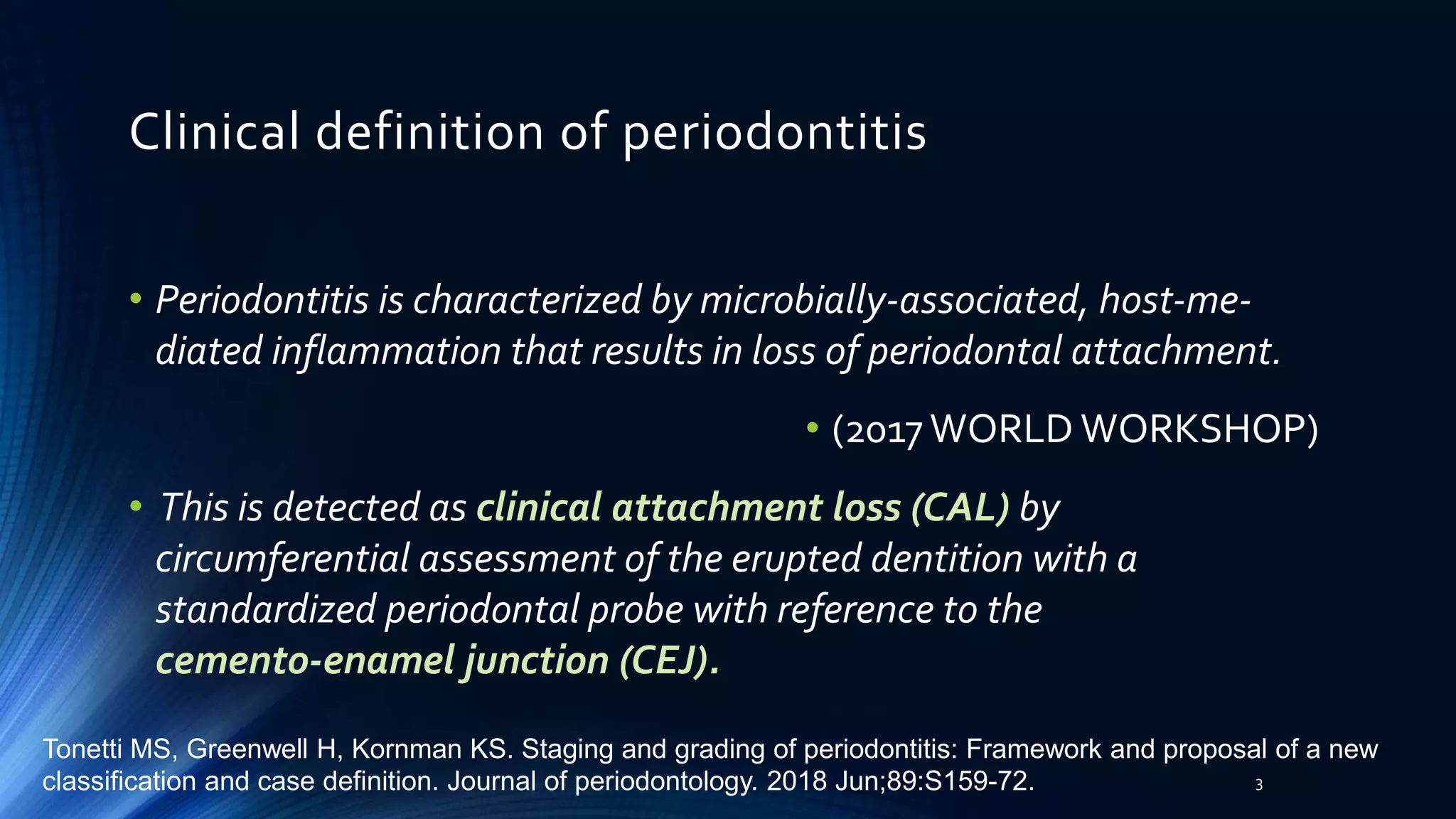 Staging and Grading of Periodontitis | PPTX | Dental Health | Diseases ...