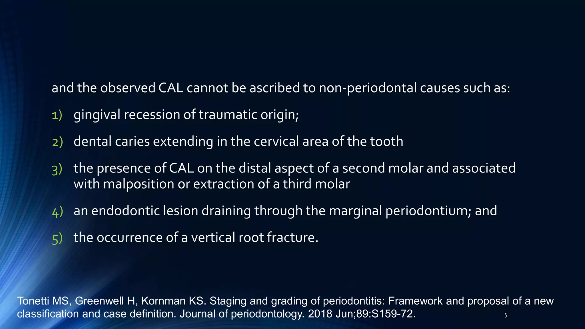 Staging and Grading of Periodontitis | PPTX | Dental Health | Diseases ...