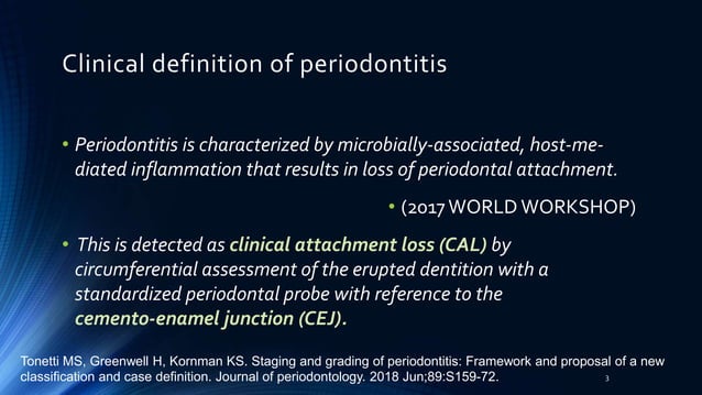 Staging and Grading of Periodontitis | PPTX | Dental Health | Diseases ...