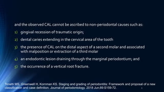 Staging and Grading of Periodontitis | PPTX