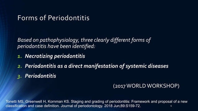 Staging and Grading of Periodontitis | PPTX | Dental Health | Diseases ...
