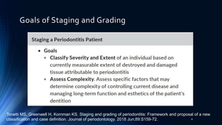 Staging and Grading of Periodontitis | PPTX