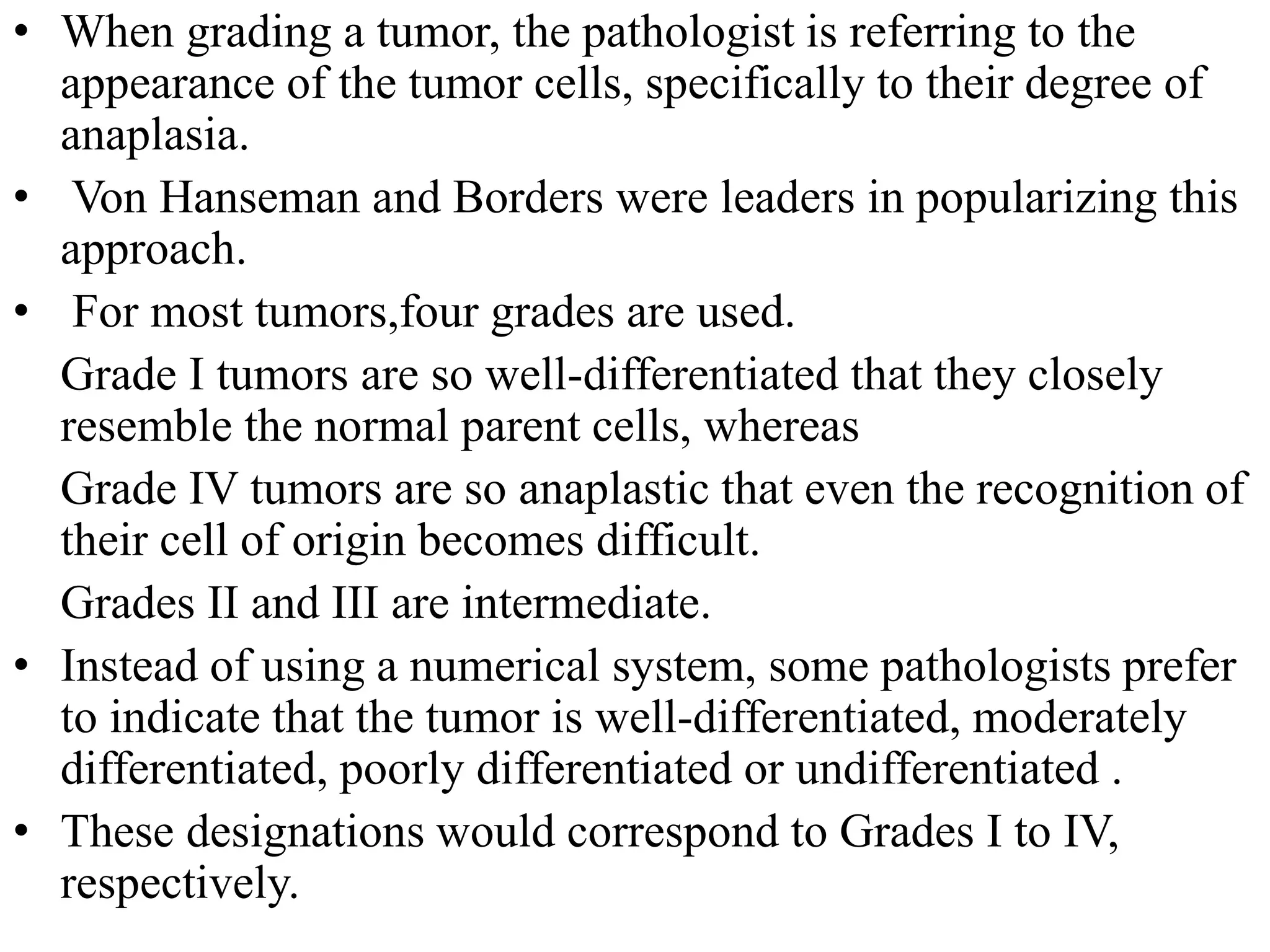Staging and grading of tumors | PPTX