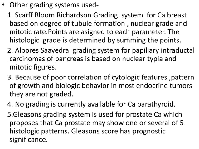 Staging and grading of tumors | PPTX | Cancer | Diseases and Conditions