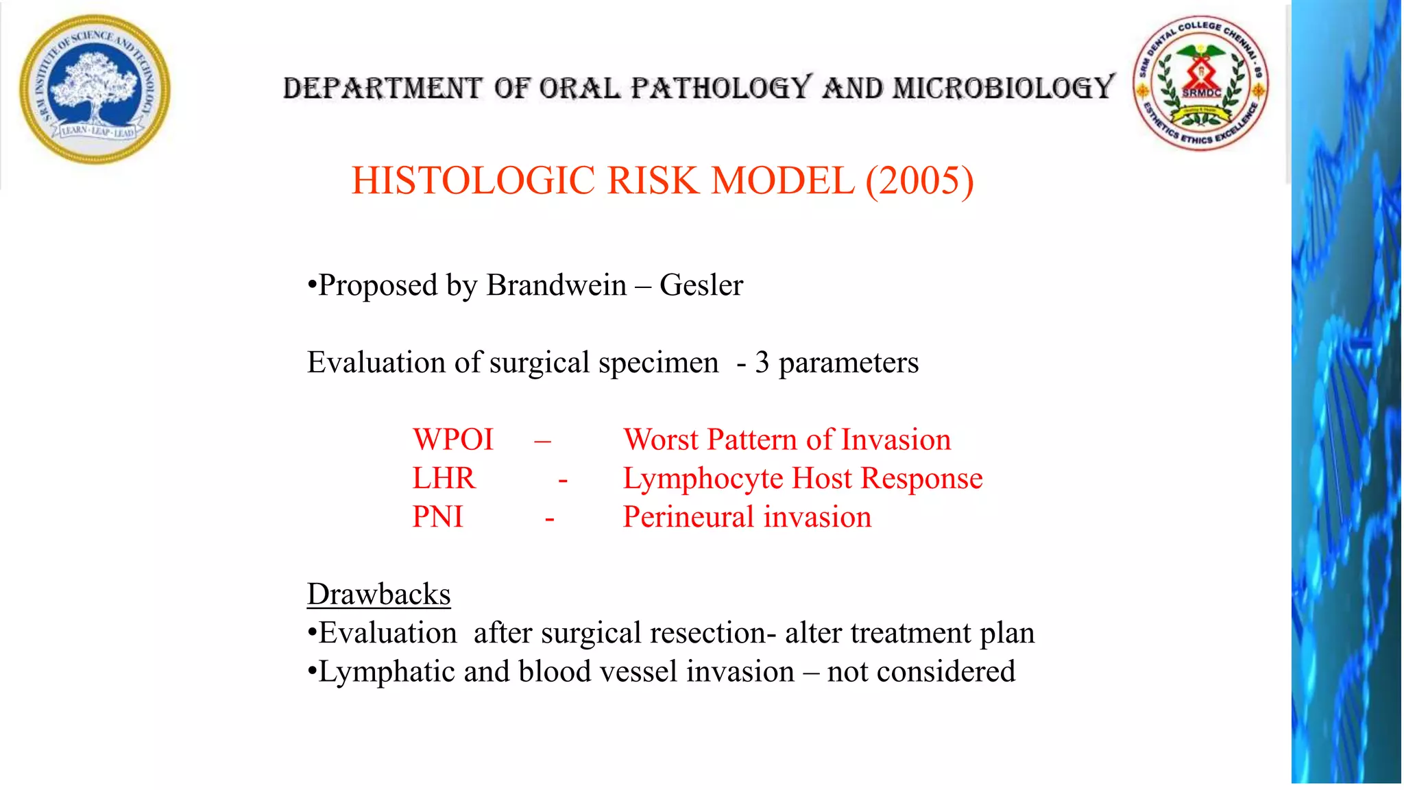 Staging & Grading of oral cancer | PPTX