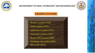 Staging & Grading of oral cancer | PPTX