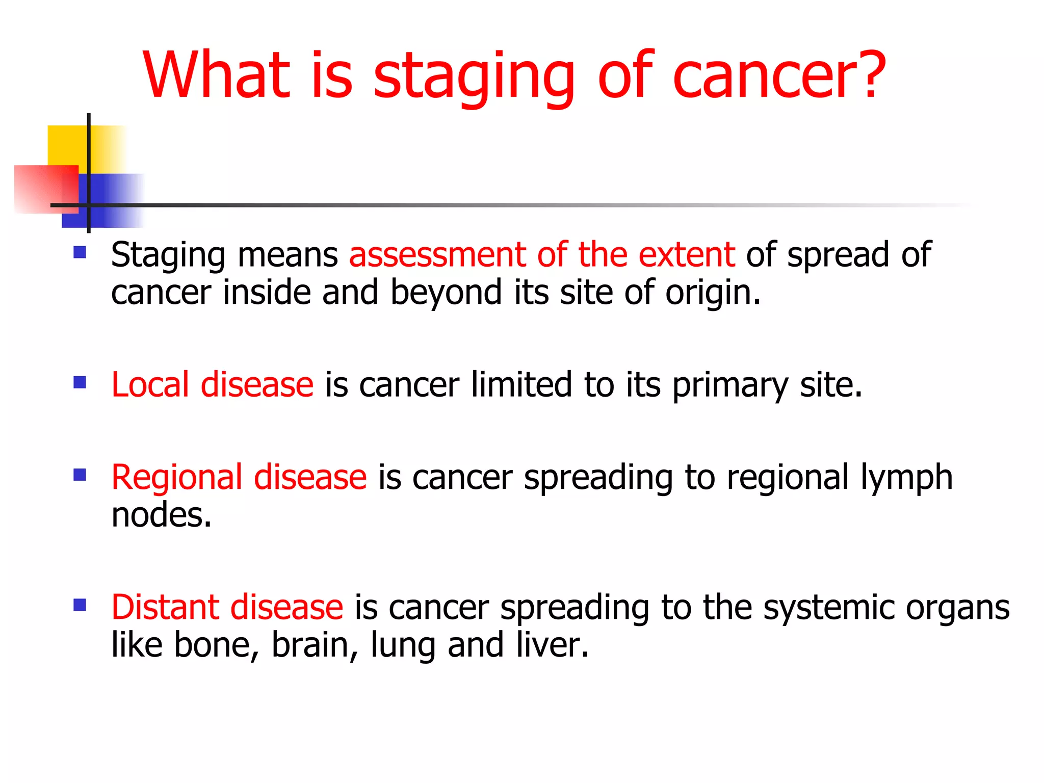 Staging of cancer | PPT