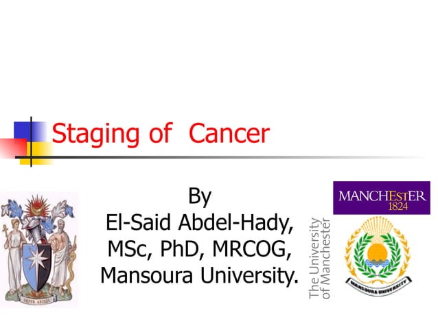 Staging of cancer | PPT