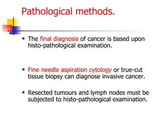 Staging of cancer | PPT