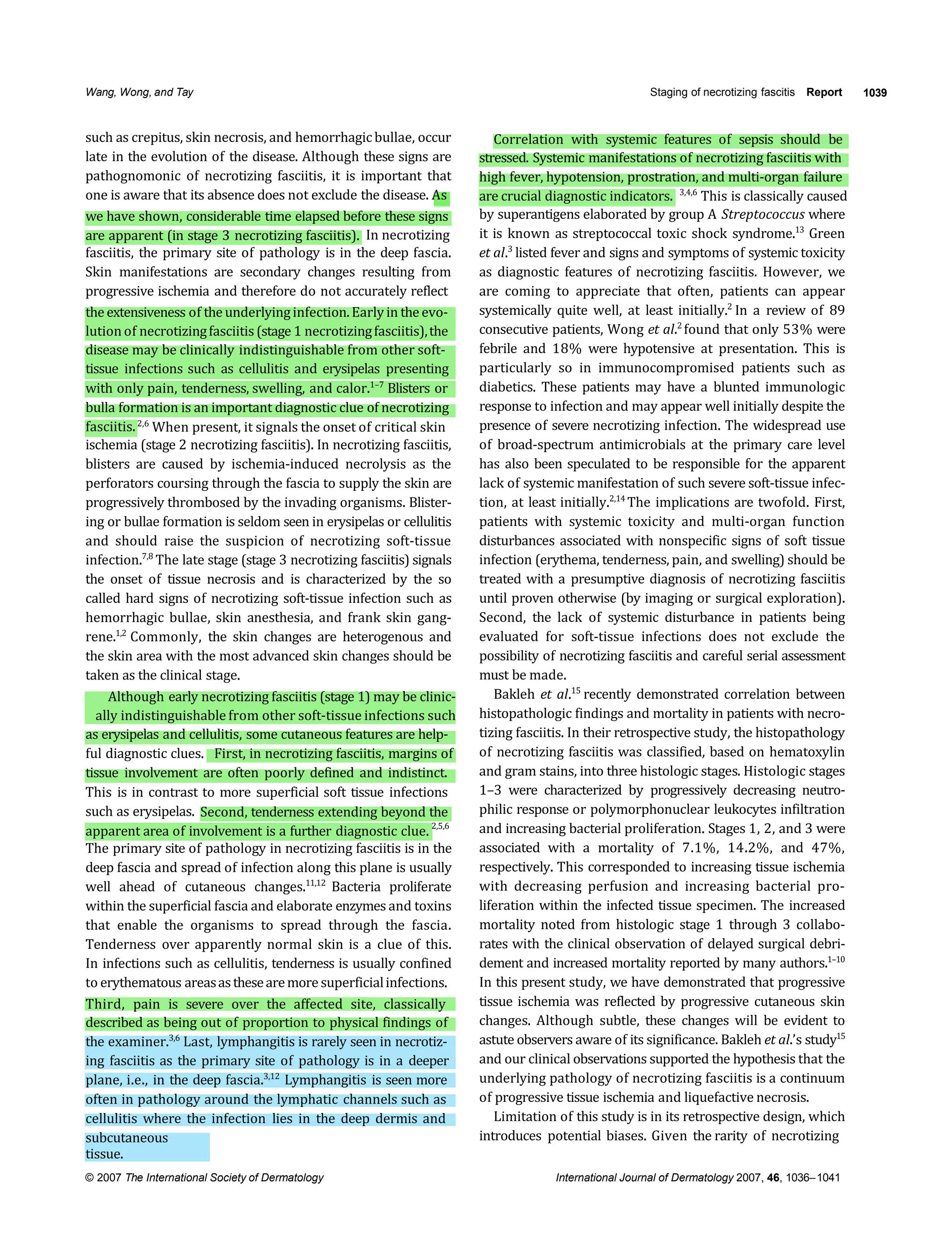 Staging_of_necrotizing_fasciitis_based_on_the_evolving_cutaneous.pptx | Skin and Dermatology ...