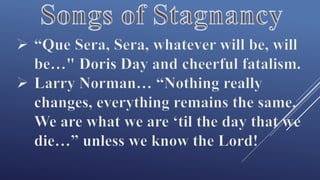 Stagnancy secrets and sensitivity encouragement wednesday 1-5-22 ppt | PPT