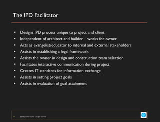 IPD eConference presentation | PPS | Civil Engineering Industry ...