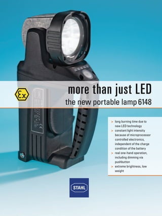 Stahl 6148 Portable Lamp ATEX Zone 1 Zone 2 Hazardous Area ...