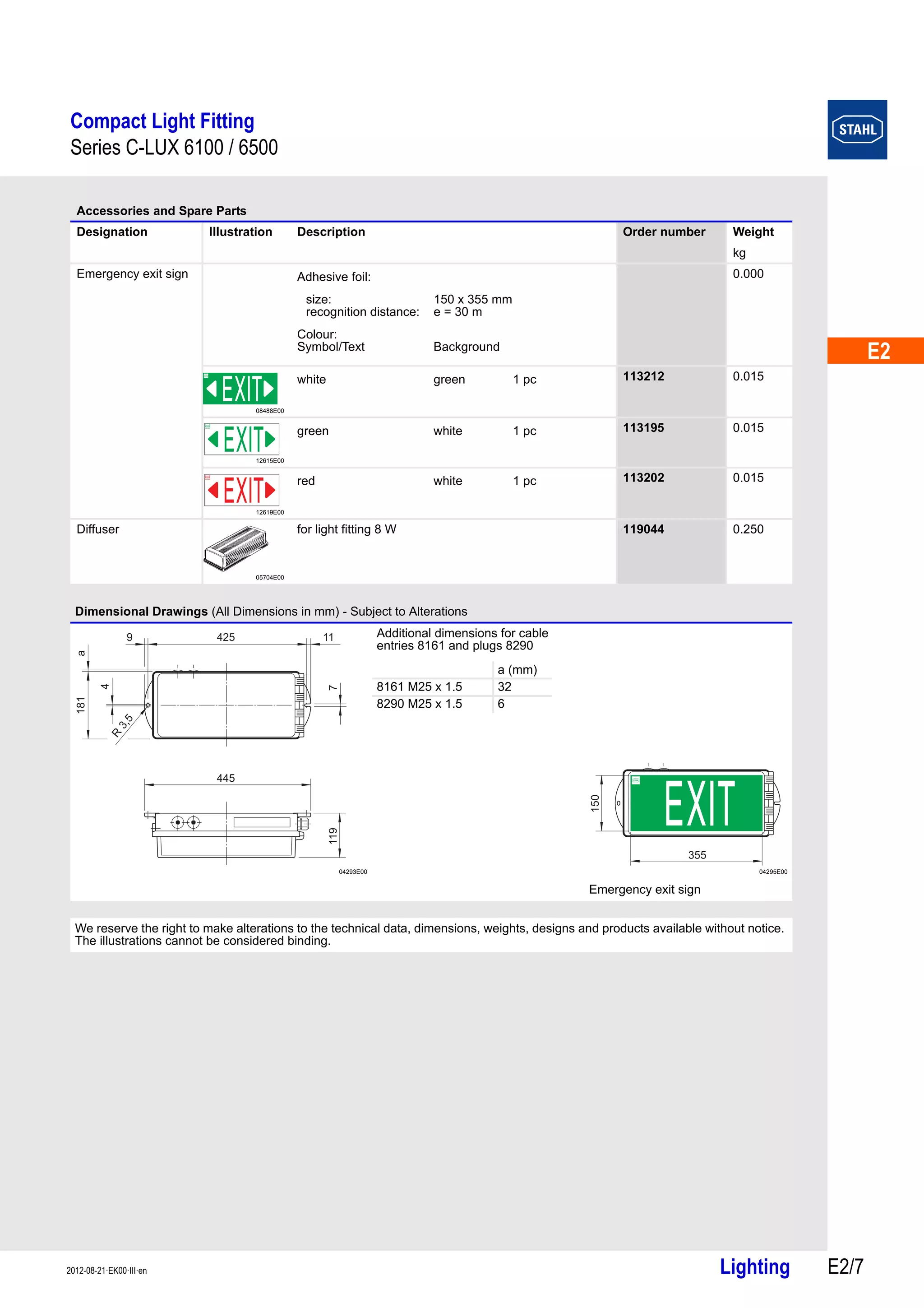 Stahl C-Lux 6500 Compact Light Fittings - ATEX Zone 1 Zone 2 Hazardous ...