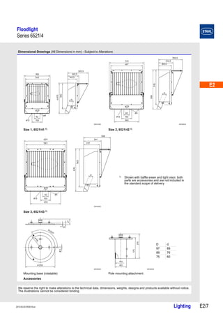 Stahl 6521_4 Floodlight - ATEX Zone 1 Zone 2 Hazardous Area Lighting | PDF