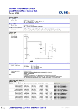 Stahl 8264 CUBEx Star Delta Motor Starter – ATEX Zone 1 Zone 2 Hazardous Area | PDF